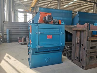 China Rubber Belt Tumble Shot Blasting Machine Tracked Type Shot Blasting Machine for sale