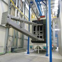 China Liquefied Gas Cylinder Clean Shot Blasting Machine Line Hanging Chain Type for sale