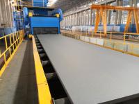 China Roller Conveyor Shot Blasting Machine For Cuplock Scaffolding System Ledger Base Jack for sale