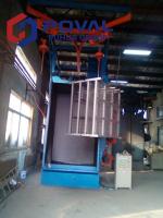 China ODM Q37 Single Hook Type Shot Blasting Machine For Alloy Wheels for sale