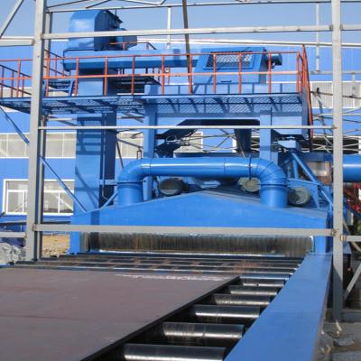 China Roller Steel Shot Blasting Machine Abrator H Beam Shot Blasting Machine For Cleaning Rust for sale