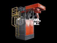 China Scaffolding Wheel Short Blasting Machine Abrator double type for sale