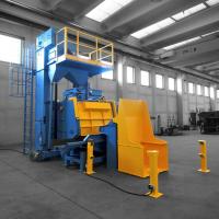 China Rubber Crawler Shot Blasting Machine For Cleaning Springs And Gears for sale