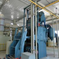 China Rubber Crawler Shot Blasting Machine For Cleaning Springs And Gears for sale