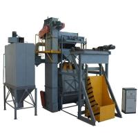 China Rubber Crawler Shot Blasting Machine For Cleaning Springs And Gears for sale