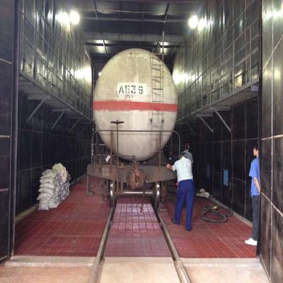 China Vehicle Car Truck Shot Blasting Booth High Efficiency for sale