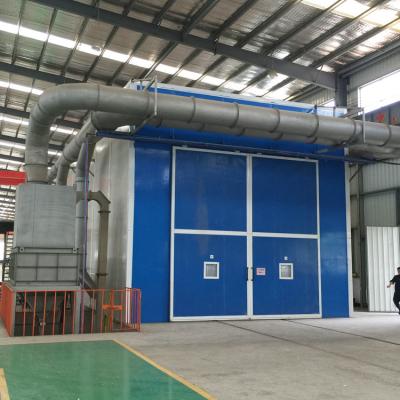 China Car Chassis Car Frame Cleaning Painting Booth And Sand Blasting Room for sale