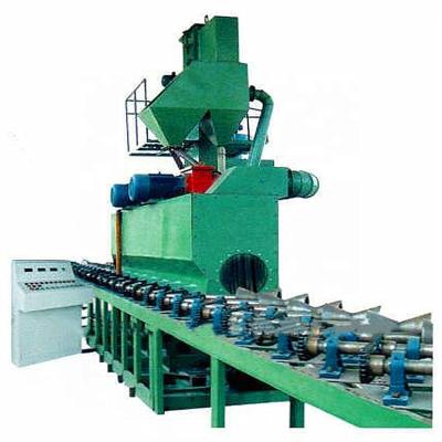 China Roller Conveyor H Beam Steel Plate Shot Blasting Machine For Pipe Cleaning for sale