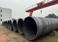 China WT 6mm - 25mm SSAW Steel Pipe Spiral Submerged Arc Welding Pipe for sale