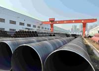 China Welded Spiral SSAW Steel Pipe 6mtr - 18mtr Length Carbon Steel Pipes for sale