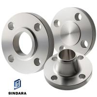 China 1/2 Inch -  48 Inch Pipe Flanges Welding Neck / Slip On / Socket Welding Flange for sale