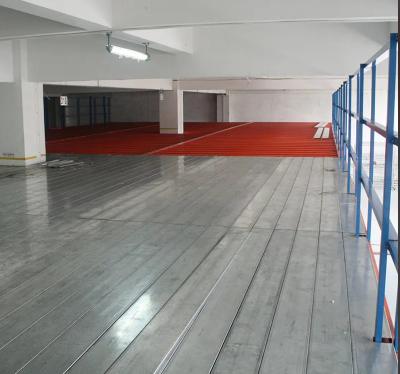 China I-beam Heavy Duty Steel Working Platform Warehouse Large Storage Structural Steel Mezzanine Rack Support for sale