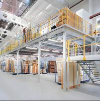 China I-beam Heavy Duty Steel Working Platform Warehouse Large Storage Structural Steel Mezzanine Rack Support for sale