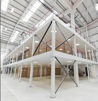 China I-beam Heavy Duty Steel Working Platform Warehouse Large Storage Structural Steel Mezzanine Rack Support for sale