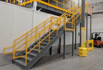 China Prefabricated Metal Stairs Heavy Duty Steel Structure Galvanized Steel Structures for sale