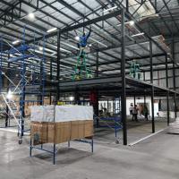 China Q235B/Q355B H Beam Steel Structure Warehouse Prefabricated Building Steel Frame Storage Second Floor for sale