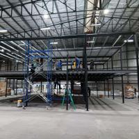 China Q235B/Q355B H Beam Steel Structure Warehouse Prefabricated Building Steel Frame Storage Second Floor for sale