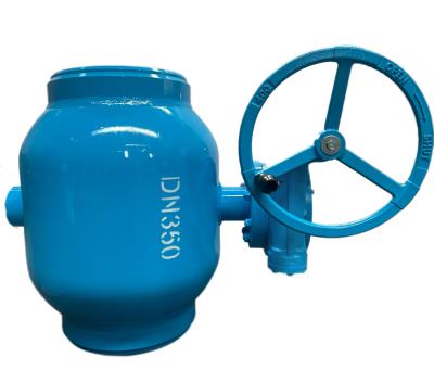 China Gas Medium Welded Ball Valve with Flanged End Connections Durable Stainless Steel Material for sale