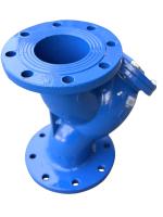 China Water Treatment Pn16, Epoxy-Coated Ductile Iron, Y-Type Strainer with  Flange for sale