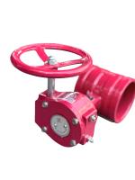 China Manual Handlebar Control Fire Protection Clamp Wafer Type Butterfly Valve for sale