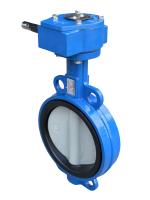 China Ductile Iron Soft Seal Elastic Valve Seat Centerline Wafer Butterfly Valve Stainless Steel Valve Plate for sale