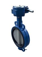 China Ductile Iron Soft Seal Elastic Valve Seat Centerline Wafer Butterfly Valve Stainless Steel Valve Plate for sale