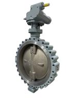 China API 609 ASME B16.34 Stainless Steel CF8 CF8m  Wafer Lug Flanged Triple Offset Butterfly Valve for sale