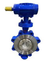 China API 609 ASME B16.34 Stainless Steel CF8 CF8m  Wafer Lug Flanged Triple Offset Butterfly Valve for sale
