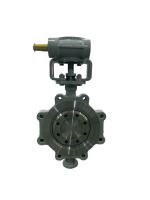 China API 609 ASME B16.34 Stainless Steel CF8 CF8m  Wafer Lug Flanged Triple Offset Butterfly Valve for sale