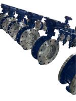 China Premium Stainless Steel Flanged Butterfly Valve with Turbine Head for sale
