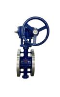 China Premium Stainless Steel Flanged Butterfly Valve with Turbine Head for sale