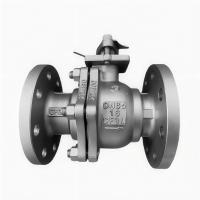 China Manual 304L stainless steel ball valve, two-piece soft seal floating ball valve Q41F flange ball valve for sale