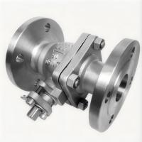 China Manual 304L stainless steel ball valve, two-piece soft seal floating ball valve Q41F flange ball valve for sale