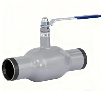 China Carbon Steel Two Way Full Bore Fully Welded Fixed Carbon Steel Ball Water Valve for sale