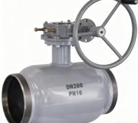 China Gas Heat & Water Supply Fully Welded Bw End Floating Ball Valve Pn16 Pn25 Carbon Steel Ball  Valve for sale