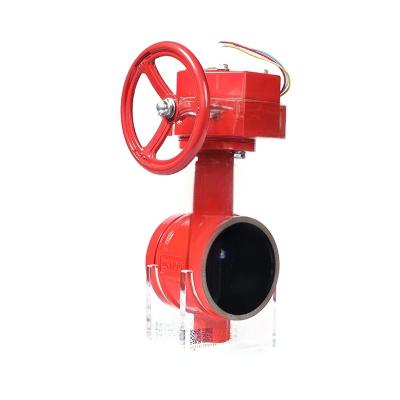 China Industrial Pipeline Used Grooved End Butterfly Valve Quick Connection for sale