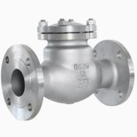 China High Temperature Stainless Steel CF8 Flange Connection Swing Check Valve for Industrial Use for sale