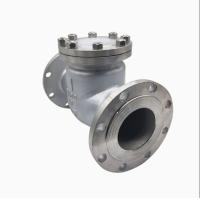 China 304 Stainless Steel High-Pressure Anti-Backflow Flange Swing Check Valve for Oil/Gas Pipeline for sale