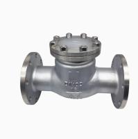 China High Temperature Stainless Steel CF8 Flange Connection Swing Check Valve for Industrial Use for sale