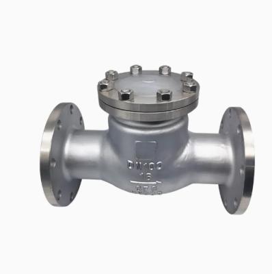 China High Temperature Stainless Steel CF8 Flange Connection Swing Check Valve for Industrial Use for sale