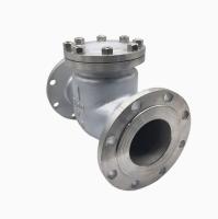 China 316 Stainless Steel Flange Check Valve with Low Temperature Resistance for Industrial Applications for sale