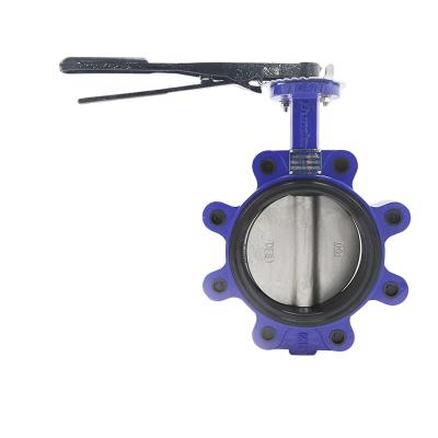 China Manually operated wafer-type butterfly valve with rubber soft seal for hydraulic systems and irrigation. for sale