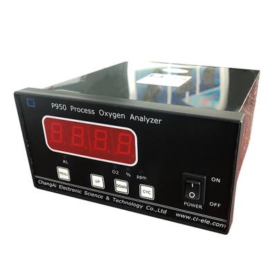 China P950 Oxygen Gas Analyzer for Oxygen Generators - 10-96% O2 Range, 220V AC Power Supply for sale
