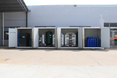 China Industrial Container Type Oxygen Generator 1-130 Nm³/h with 93% Purity and 1-5Mpa Adjustable Pressure for sale