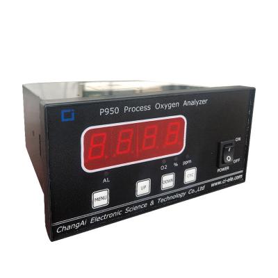 China Luoming P950 N2/O2 Gas Analyzer with 10-96% O2 Range and ±2% FS Accuracy for Industrial Gas Purity Testing for sale
