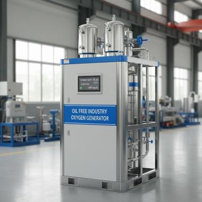 China Industrial Oxygen Generator 5-30LPM Oil Free 93% Purity 4-200bar for sale