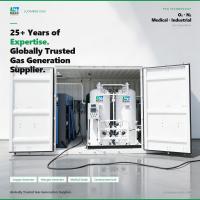 China Industrial Oxygen Generator Containerized PSA Plant 100Nm3 Low Energy Low Noise Unattended for sale