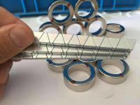 China Strong Power Neodymium Magnet Ring Permanent N52 N55 Home Based for sale