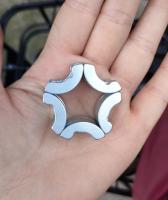 China Strong Motor NdFeB Neodymium Magnet Ring Arc Shaped Nickel Coating Super for sale