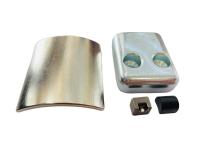 China Neodymium Magnet Ring Cylinder 100mm N52 Strong Suction for Motor for sale